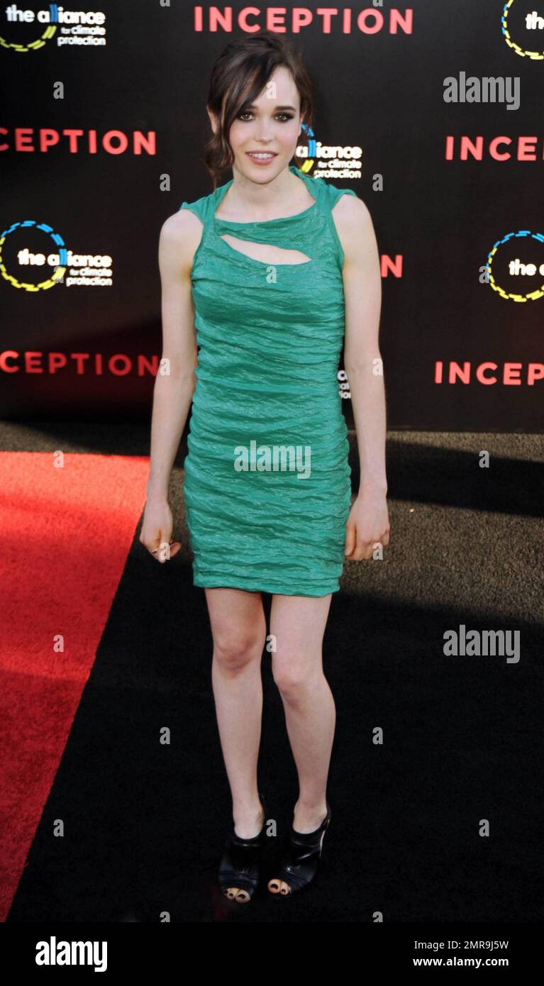 Ellen Page walks the red carpet at GraumanÕs Chinese Theatre for the LA ...