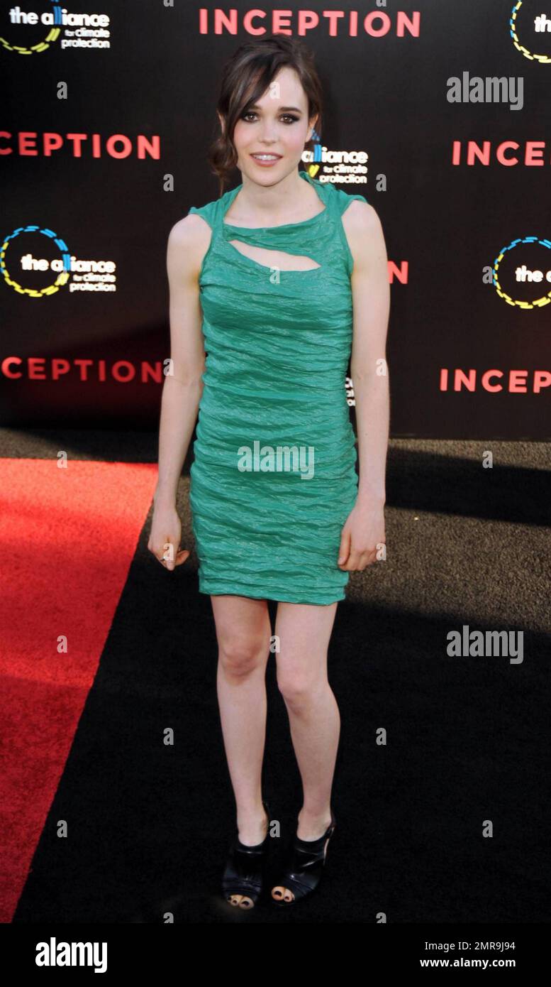 Ellen Page walks the red carpet at GraumanÕs Chinese Theatre for the LA ...