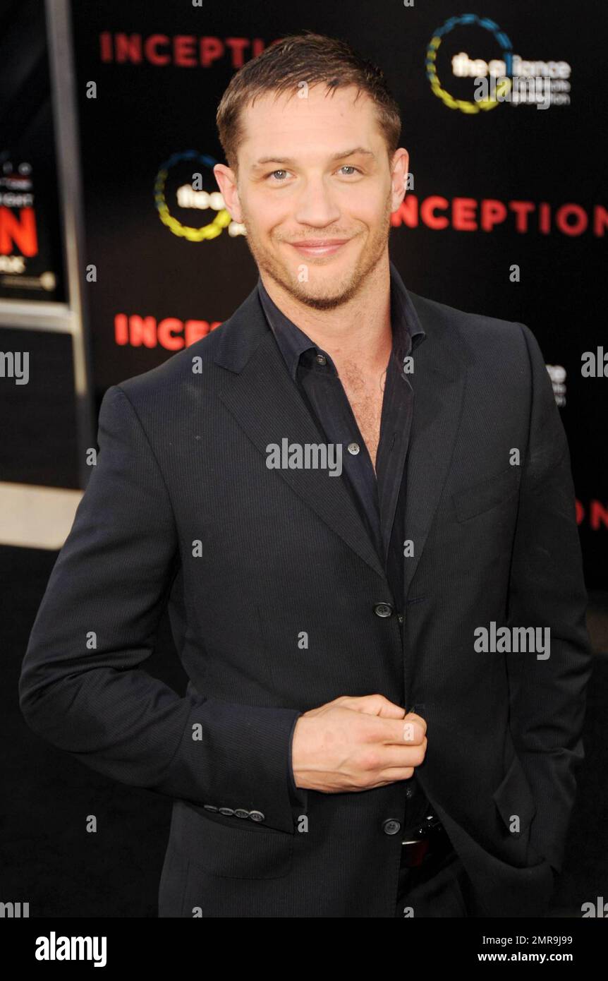 Tom Hardy walks the red carpet at GraumanÕs Chinese Theatre for the LA ...