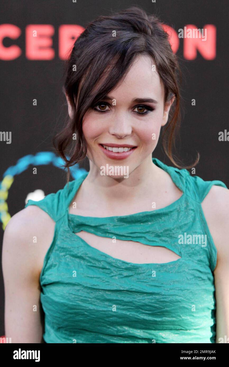 Ellen Page walks the red carpet at GraumanÕs Chinese Theatre for the LA ...