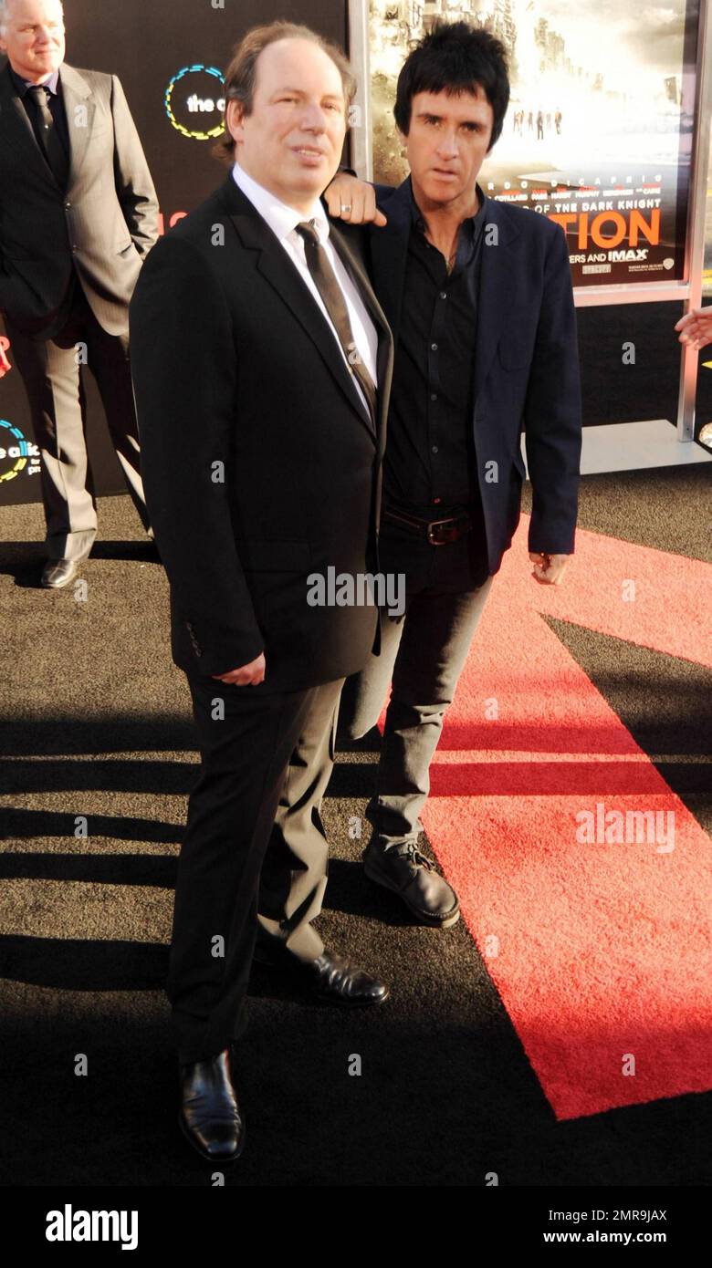 Hans Zimmer and Johnny Marr walk the red carpet at GraumanÕs Chinese ...