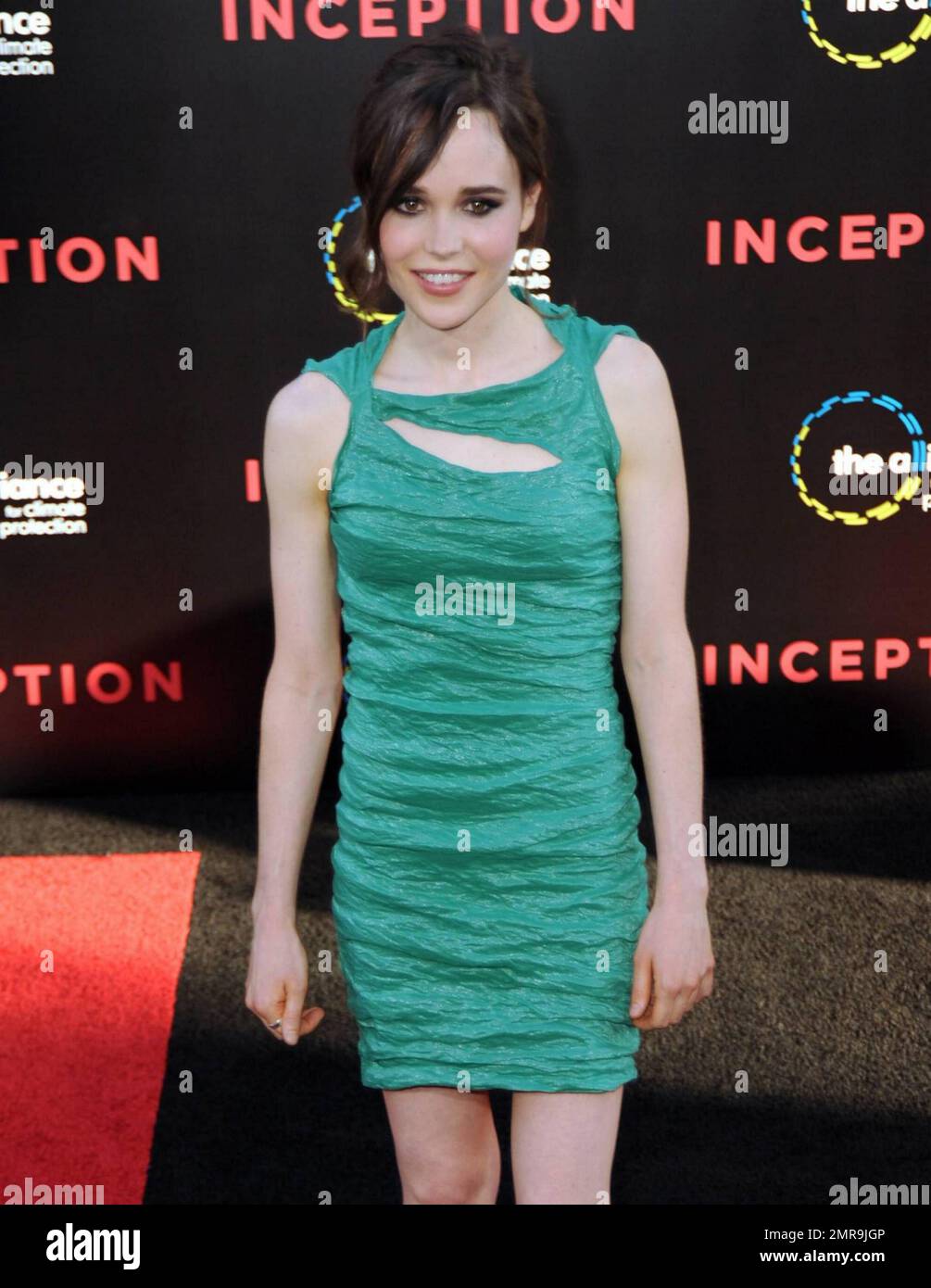 Ellen Page walks the red carpet at GraumanÕs Chinese Theatre for the LA ...