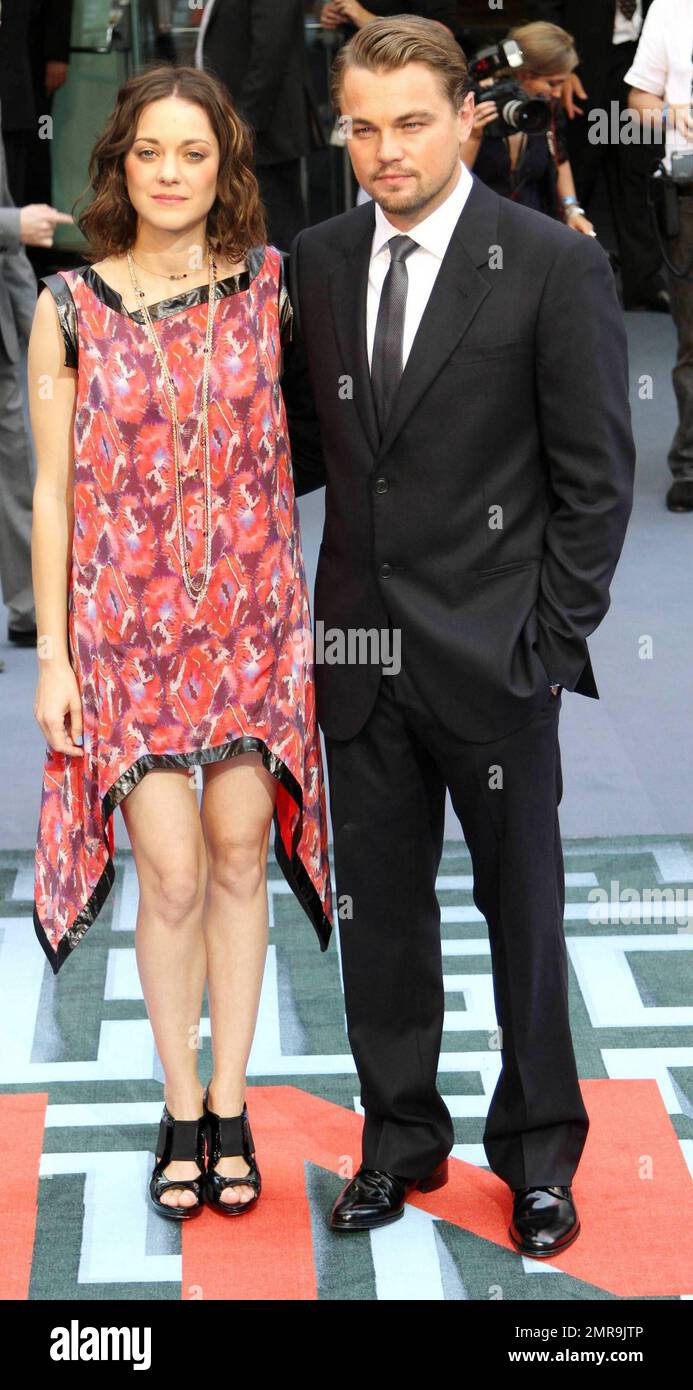 Marion cotillard leonardo dicaprio uk hi-res stock photography and ...