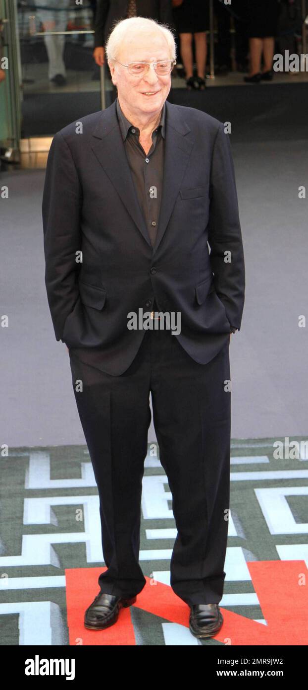 Michael Caine walks the red carpet for the UK premiere of the new ...
