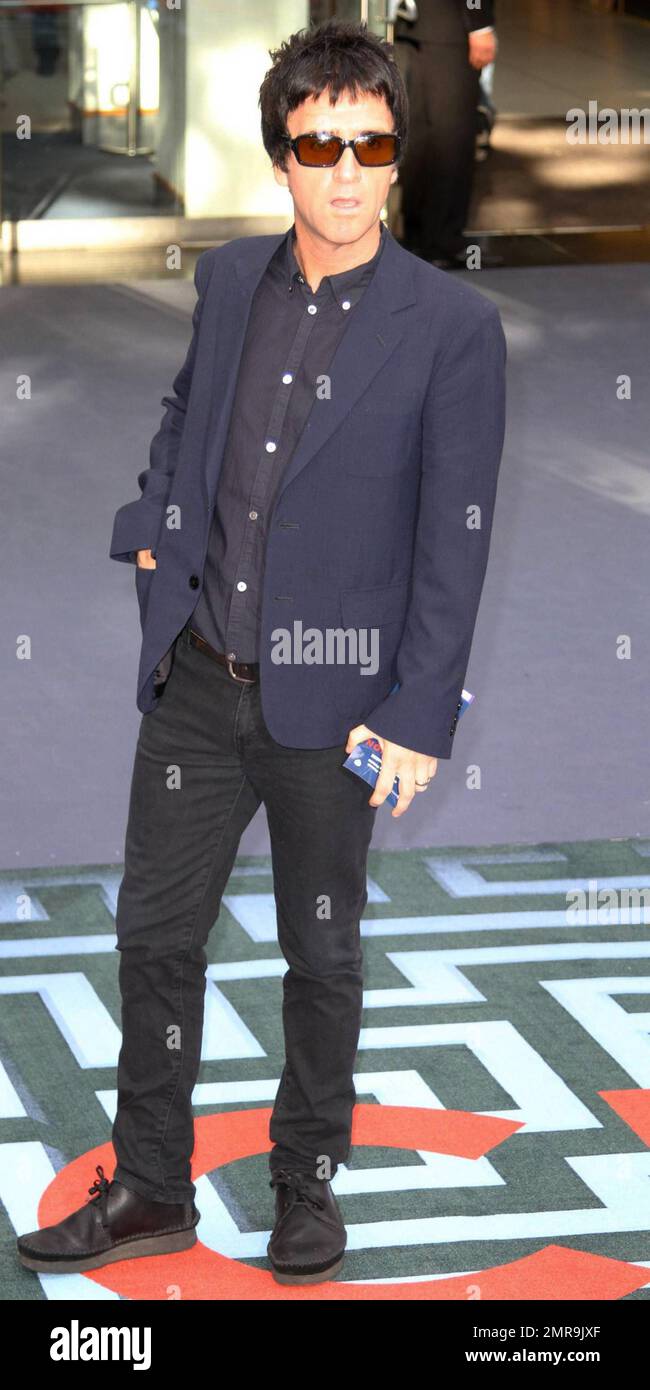 Johnny Marr walks the red carpet for the UK premiere of the new Warner ...