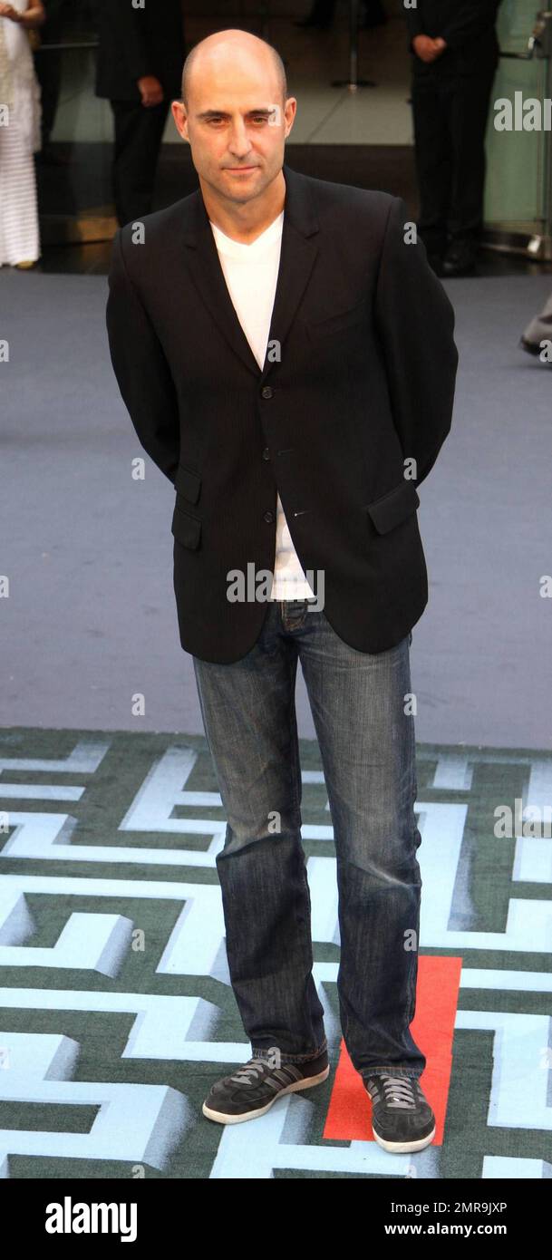 Mark Strong walks the red carpet for the UK premiere of the new Warner ...