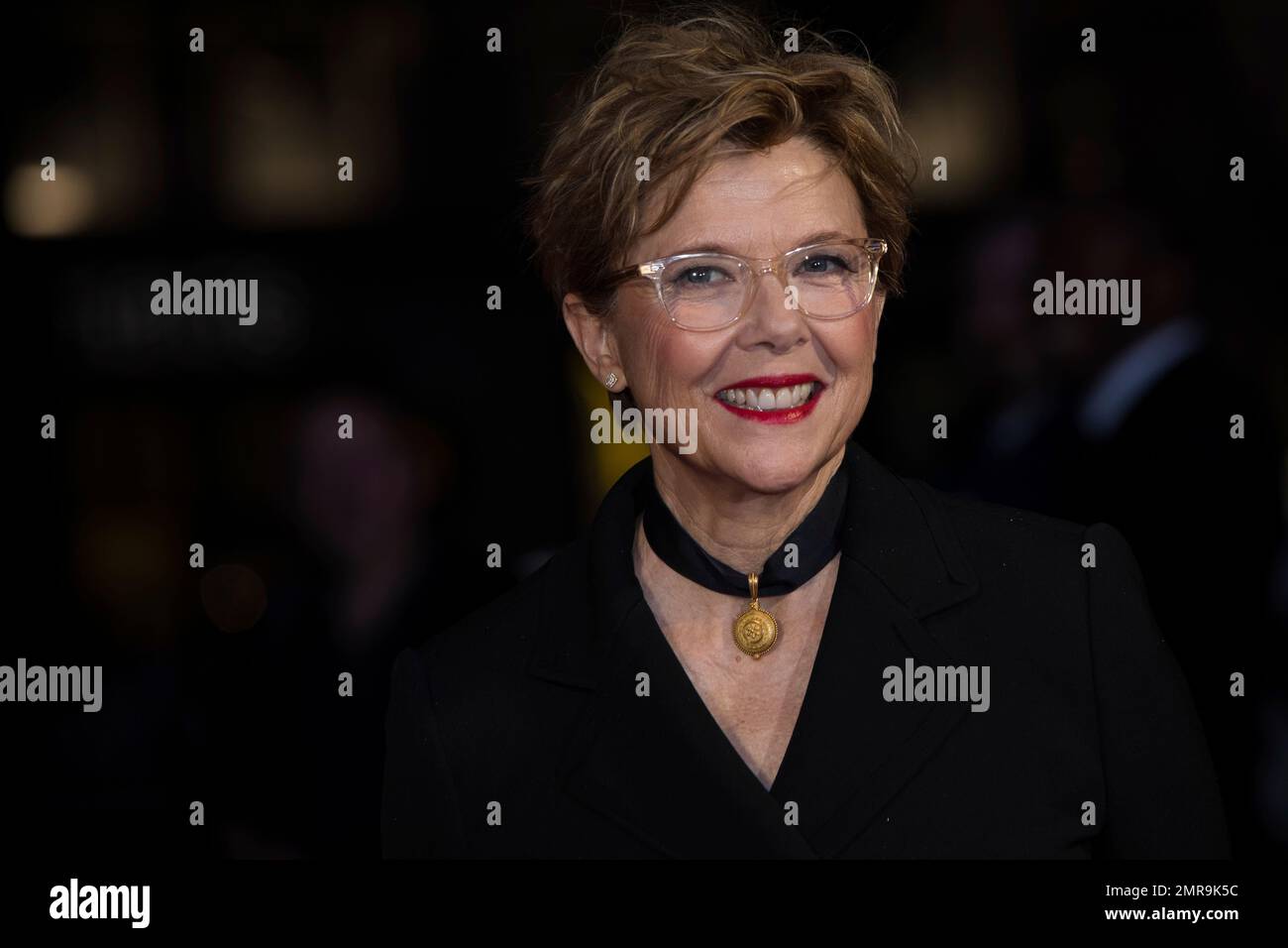 Actress Annette Bening poses for photographers upon arrival at the ...