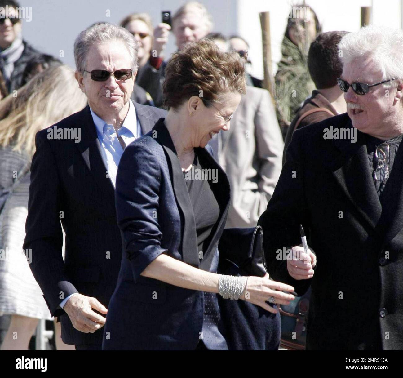 Annette Bening and husband Warren Beatty arrive at the 2011 Film ...