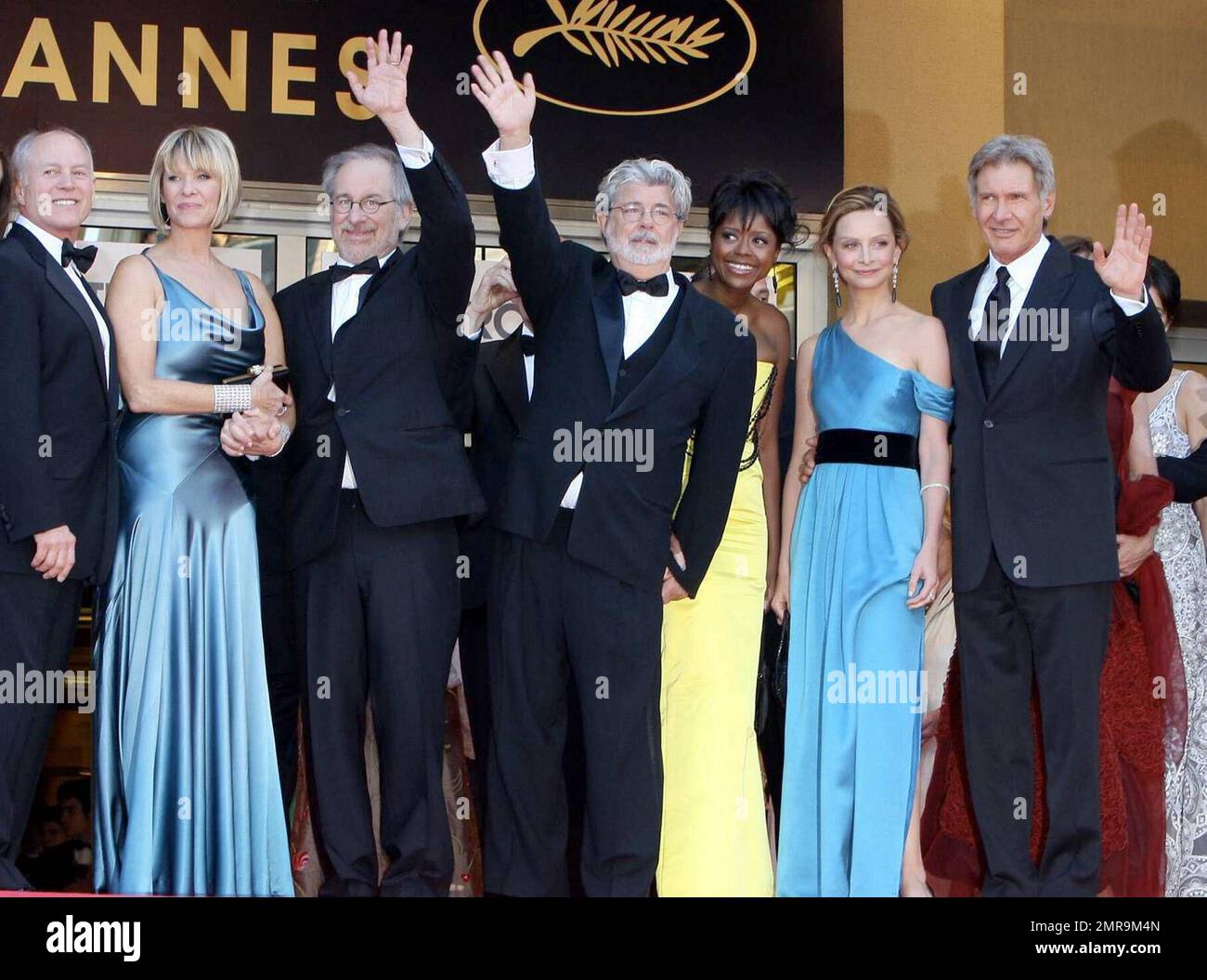 The cast attends the premiere of "Indiana Jones and the Kingdom of the ...