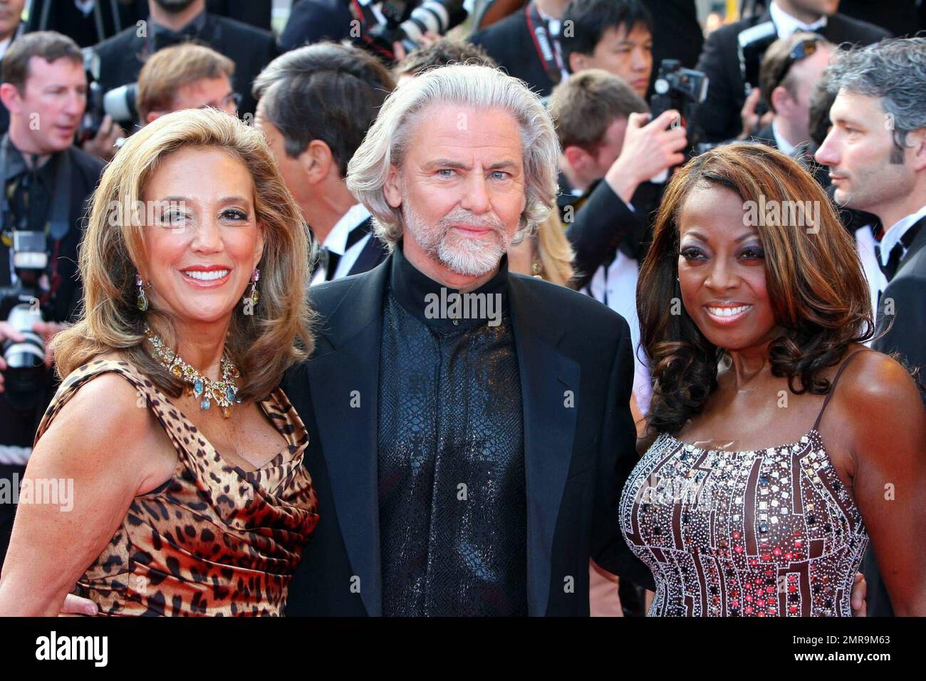 Denise Rich, Hermann Buehlbecker and Star Jones attend the premiere of ...