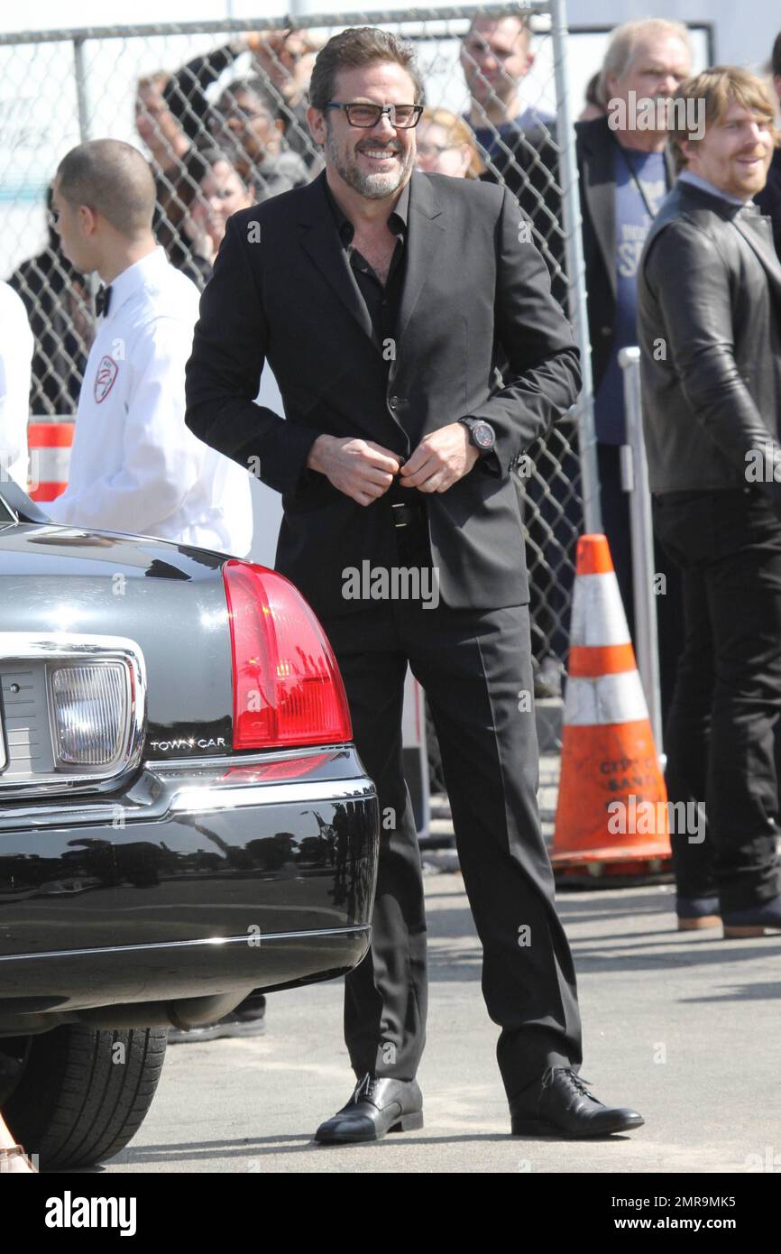 Jeffrey Dean Morgan and Hillary Burton outside the 2012 Film ...