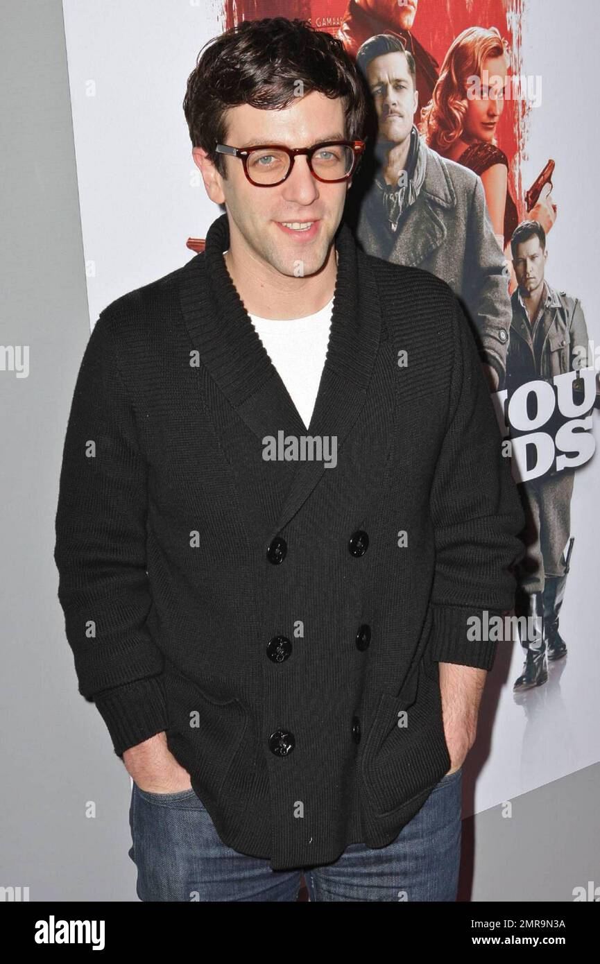 B.J. Novak at the Blu-Ray and DVD release of "Inglorious Basterds" at ...