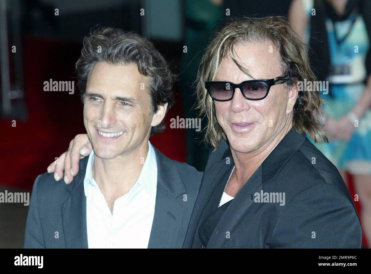 Mickey Rourke attends the UK Premiere of Quentin Tarantino "Inglourious ...