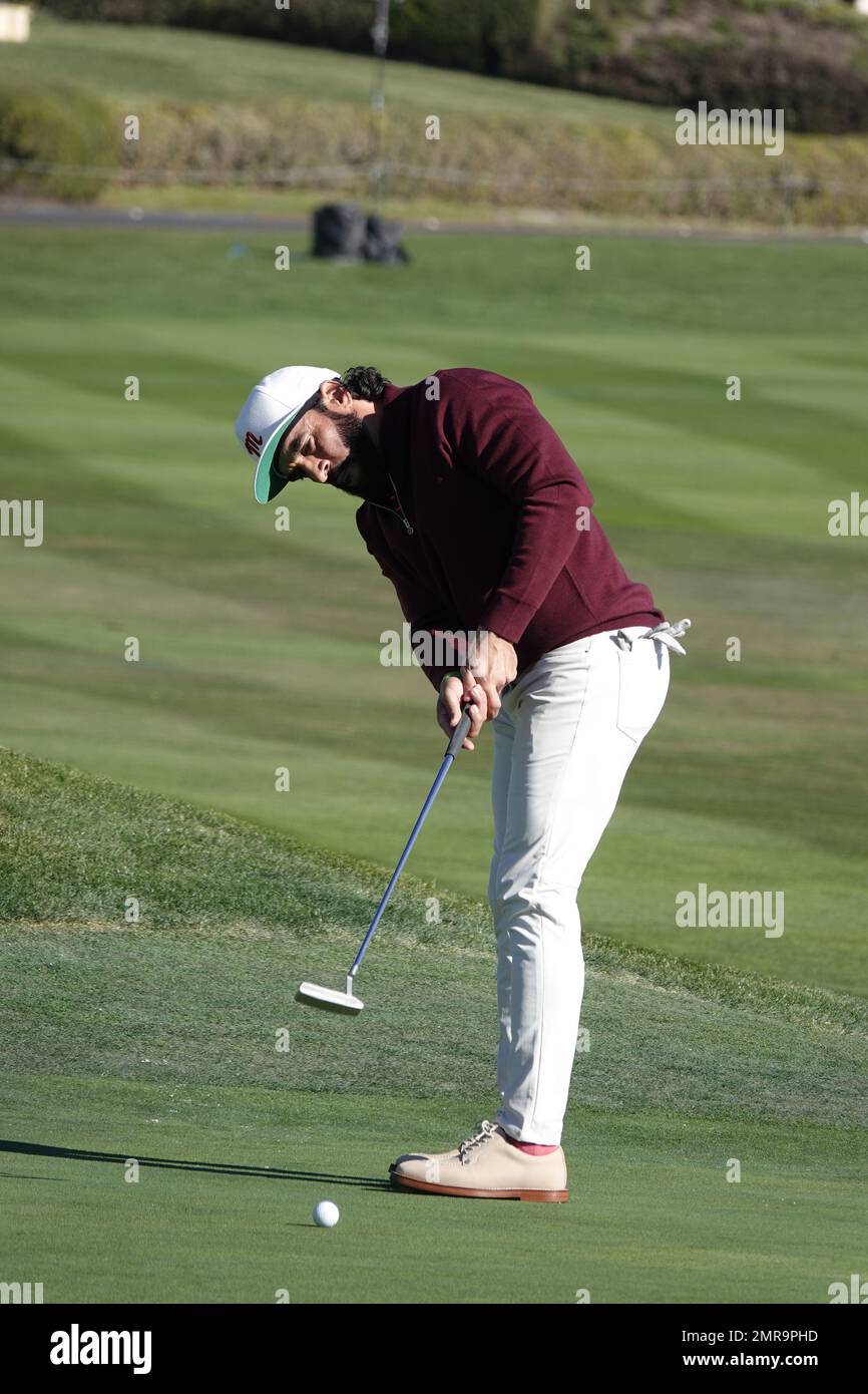 Pebble Beach, CA, USA. 31st Jan, 2023. Manolo Vega (You Tube sensation ...