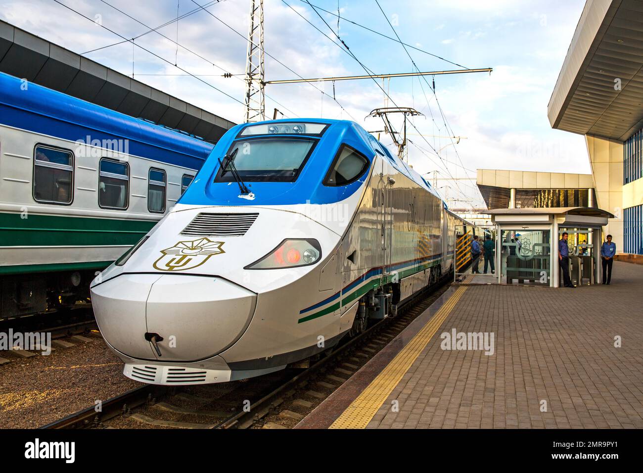 Afrosiyob high-speed train, Tashkent, Uzbekistan, Tashkent, Uzbekistan ...