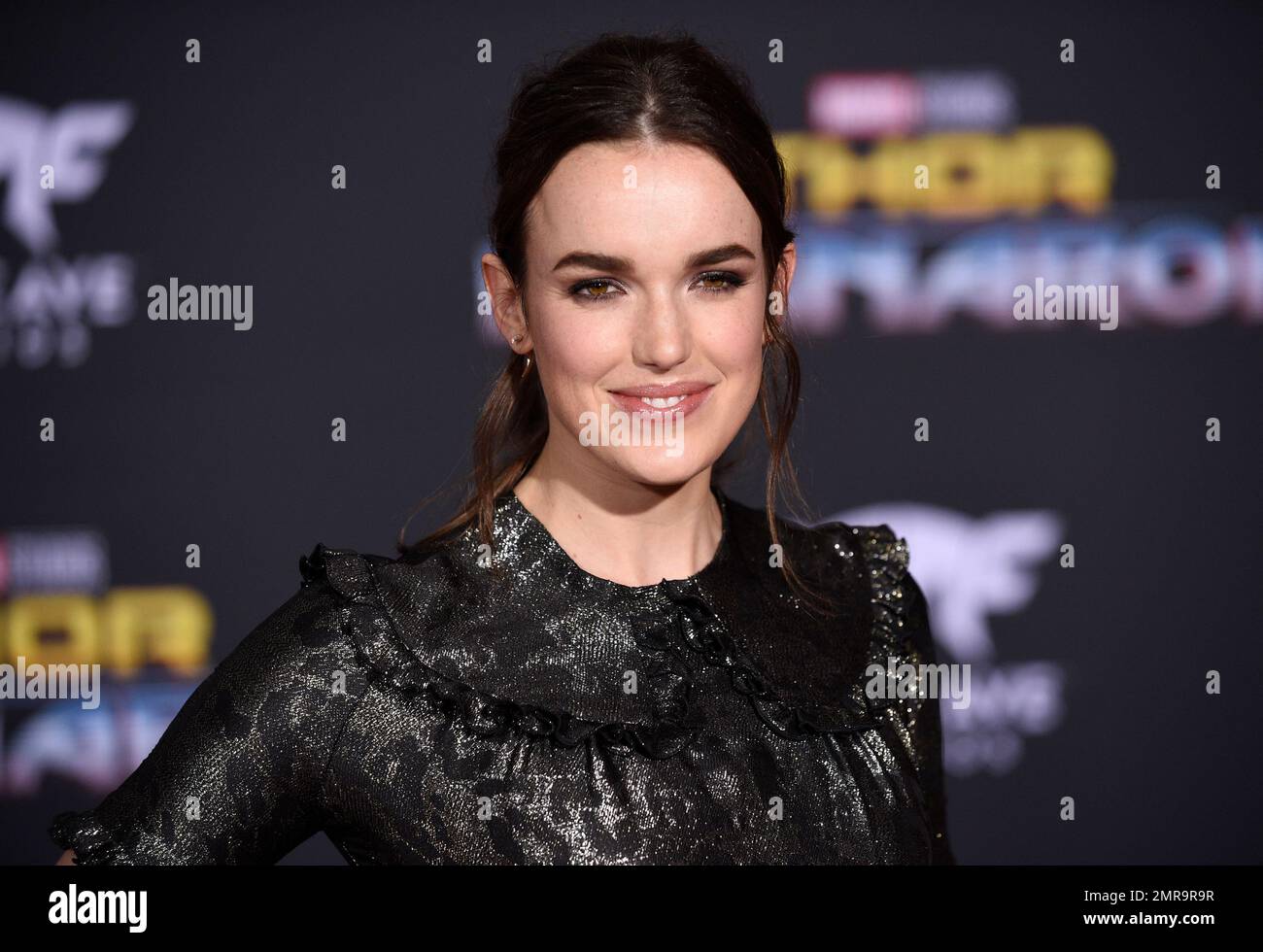 Elizabeth Henstridge arrives at the world premiere of "Thor: Ragnarok ...