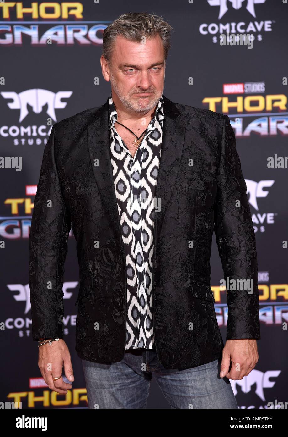 Ray Stevenson arrives at the world premiere of "Thor: Ragnarok" at the ...