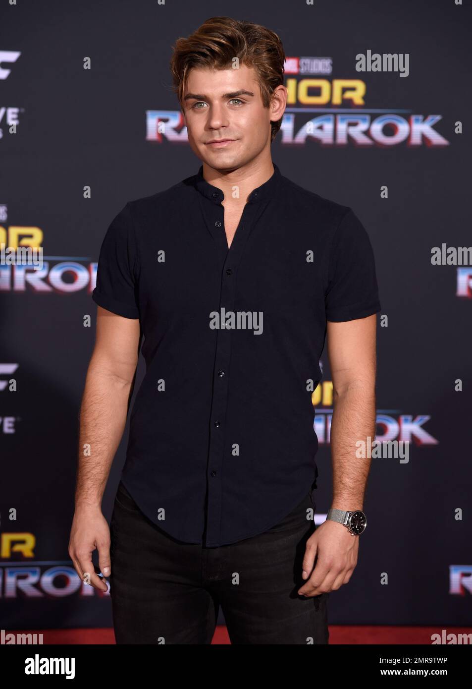 Garrett Clayton arrives at the world premiere of "Thor: Ragnarok" at ...