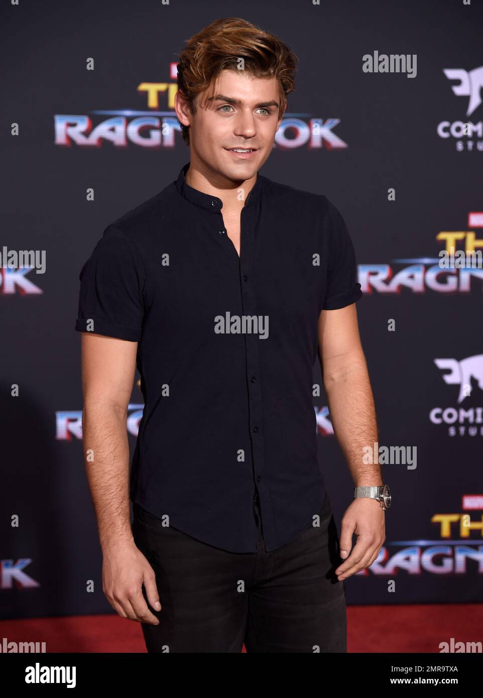 Garrett Clayton arrives at the world premiere of "Thor: Ragnarok" at ...