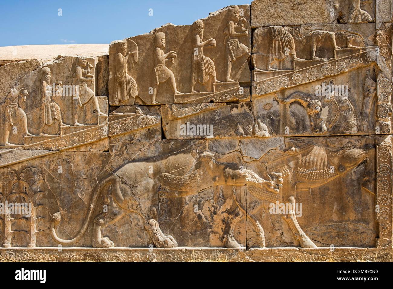 Relief Detail, Gifts are brought to Darius the Great, Stairs of Darius ...