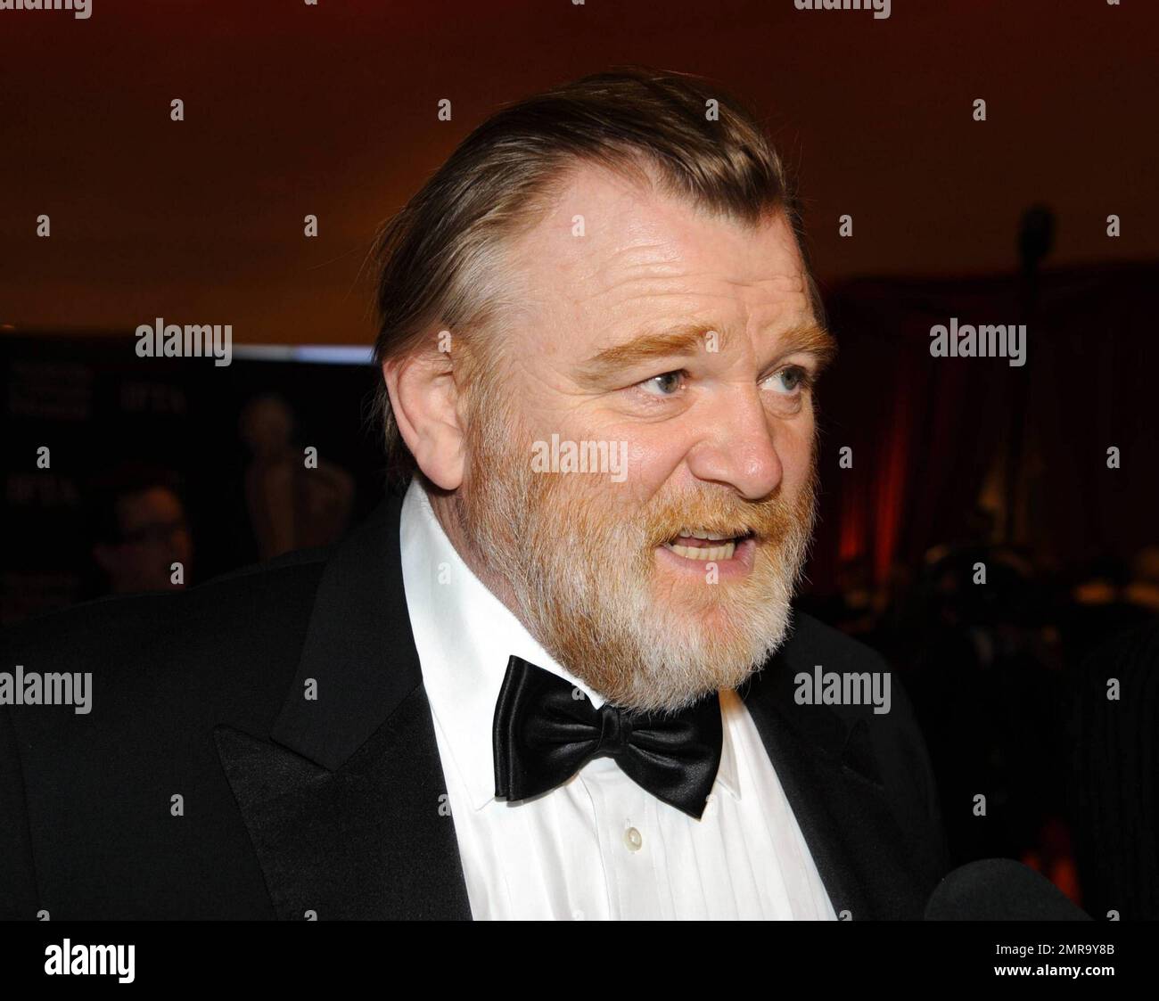 Brendan Gleeson on the red carpet at the 8th Annual Irish Film ...