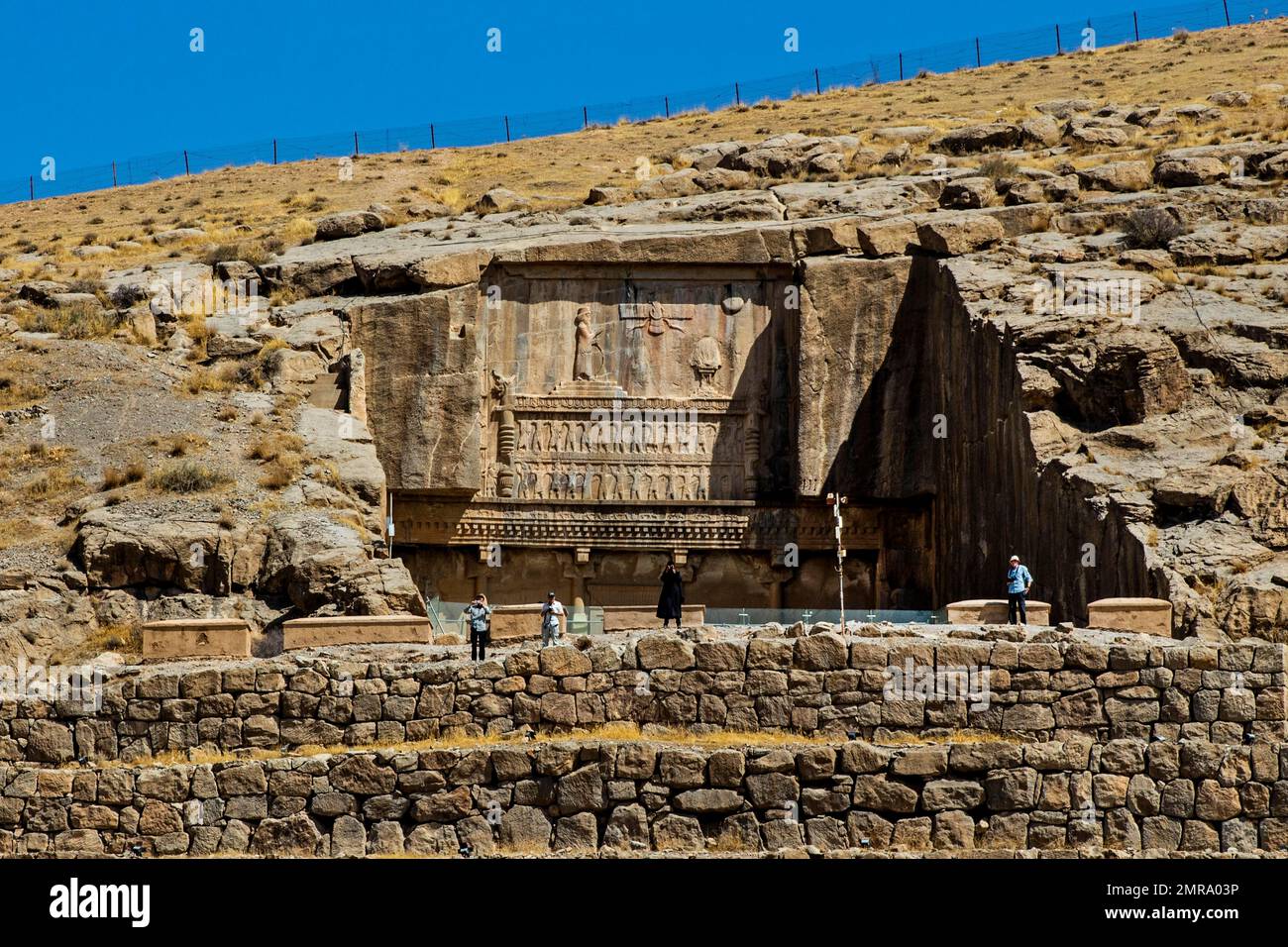 Rock Tomb of Artaxerxes II, Persepolis, Persepolis, Iran, Asia Stock ...