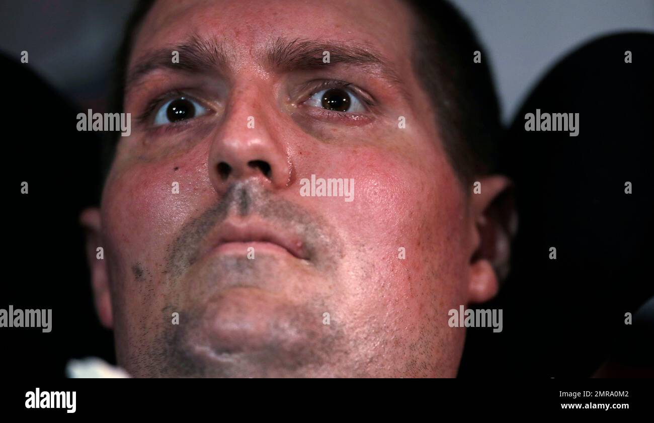 --FILE-- In this Sept. 18, 2017 photograph, Pete Frates, who is ...