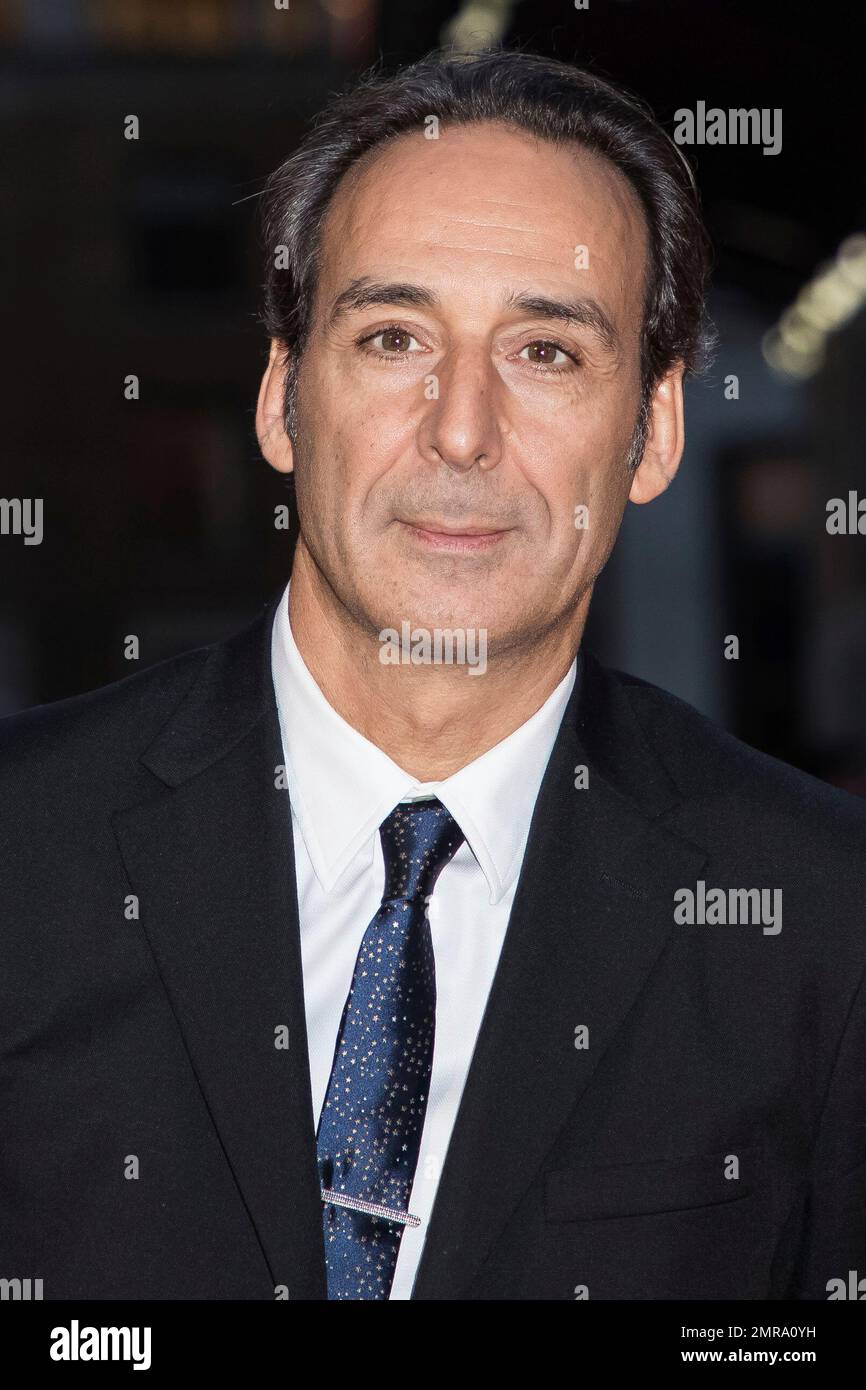 Alexandre Desplat poses for photographers upon arrival at the premiere ...