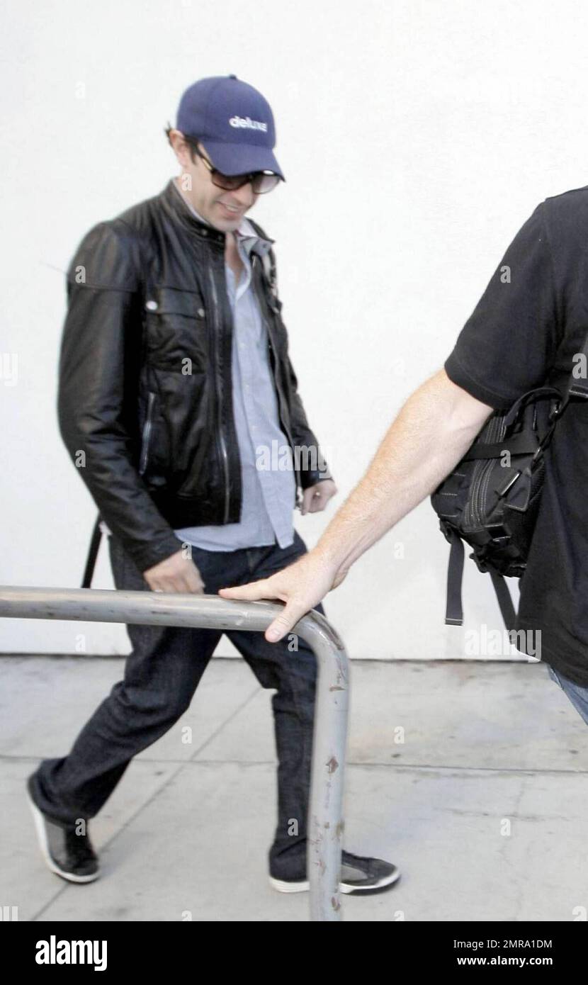 Star of the controversial new film "Bruno" Sasha Baron Cohen arrives ...