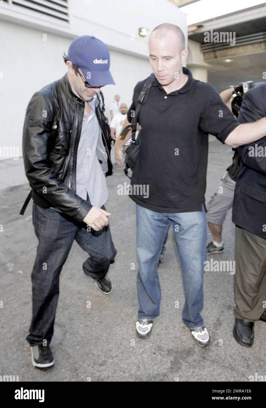 Star of the controversial new film "Bruno" Sasha Baron Cohen arrives ...