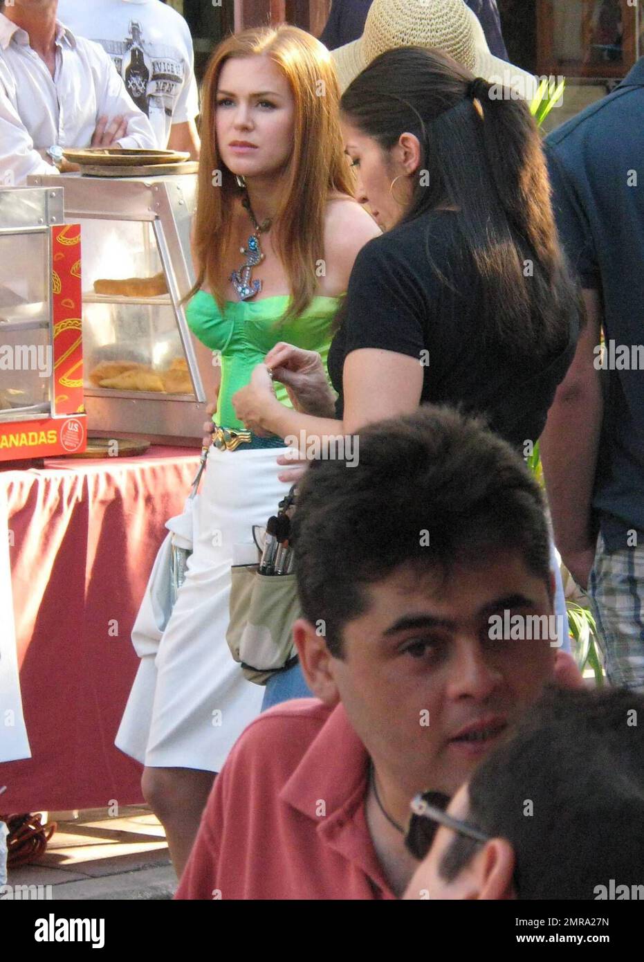 Exclusive!! Isla Fisher and Hugh Dancy film scenes for their upcoming ...