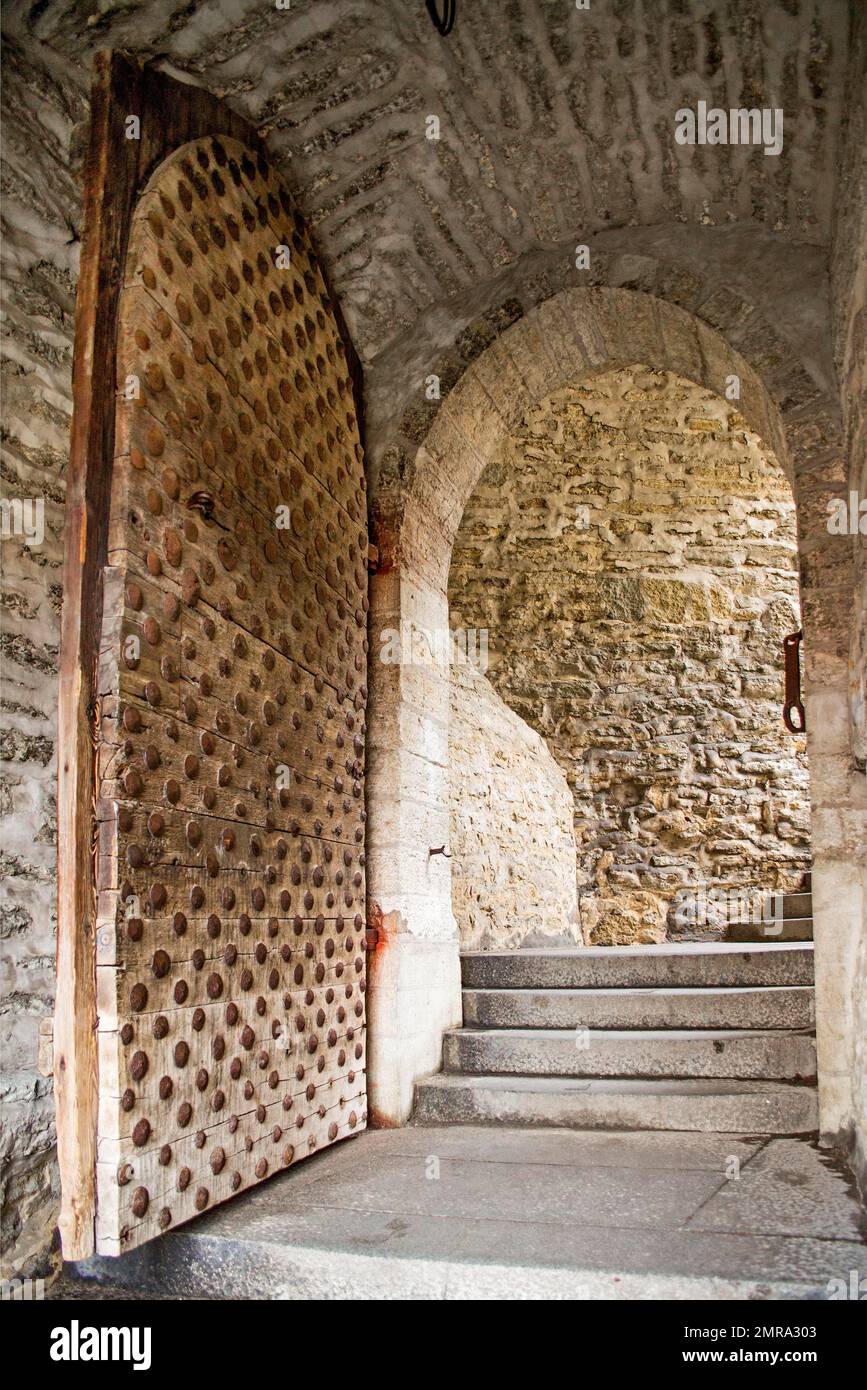 City Wall Gate, Tallinn, Estonia, Tallinn, Estonia, Europe Stock Photo ...