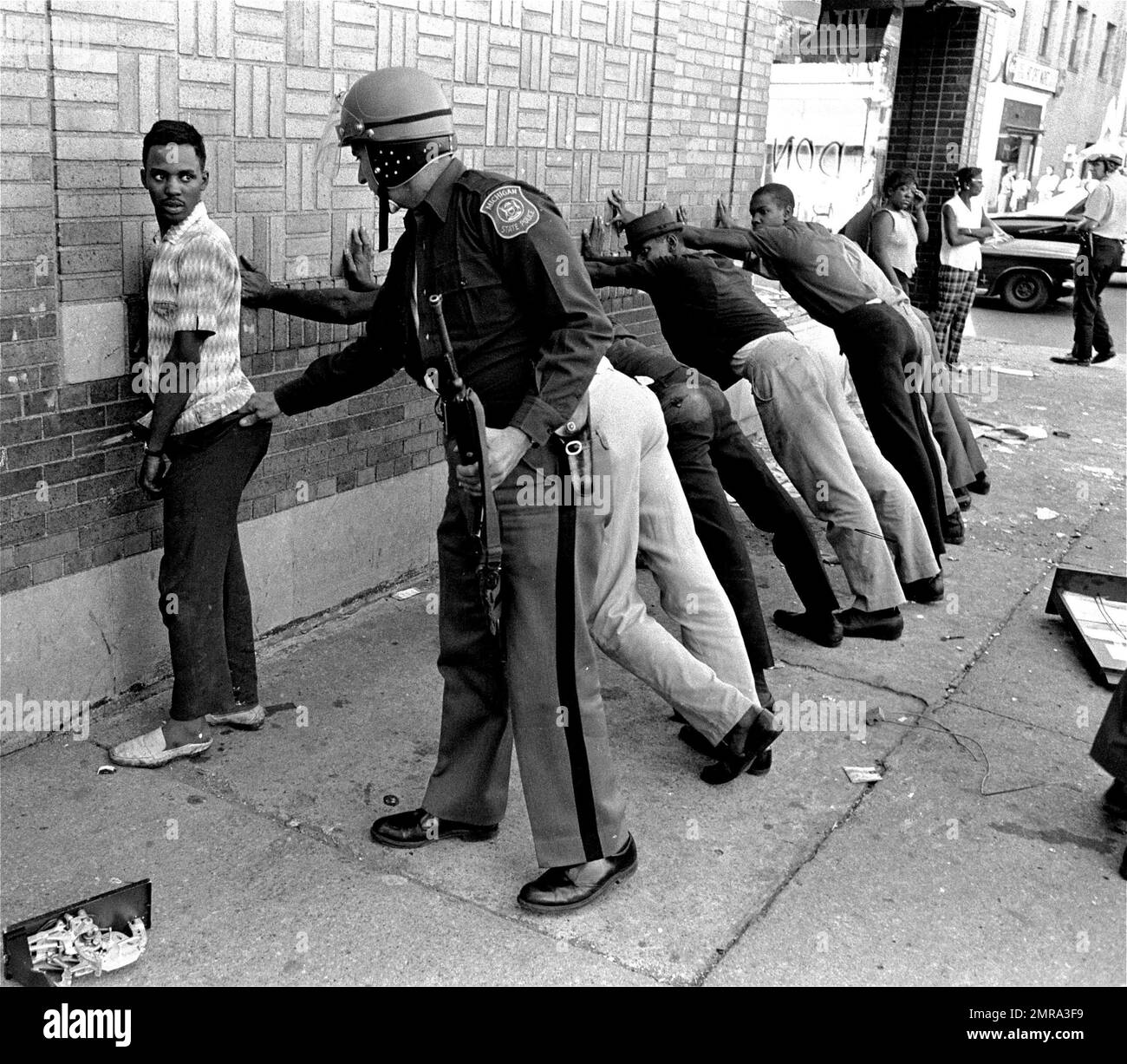 FILE - In this July 24, 1967 file photo, a Michigan State police ...
