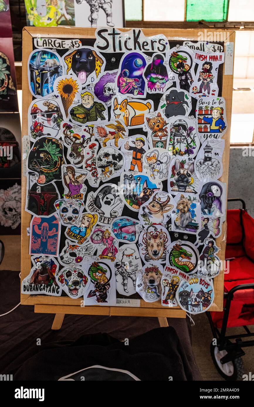 merchandise for sale at the Albuquerque, New Mexico Rail Yard Market ...