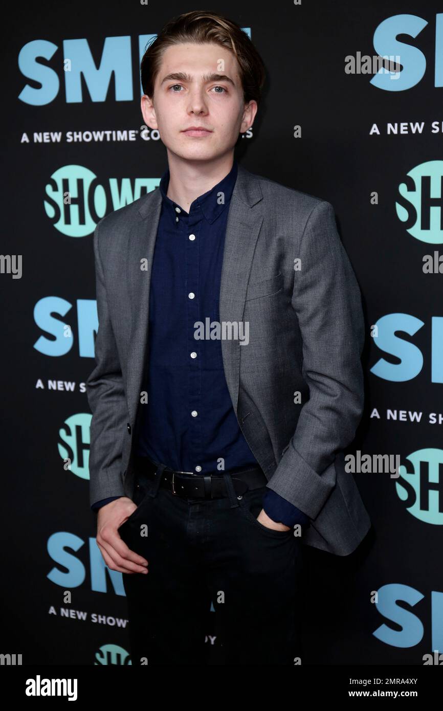 Austin Abrams arrives at the LA Premiere of "SMILF" at the Harmony Gold ...