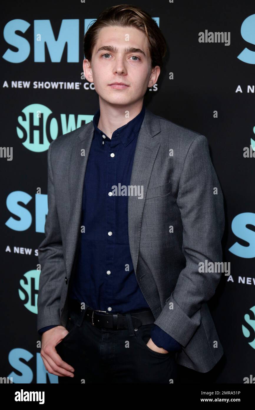 Austin Abrams arrives at the LA Premiere of "SMILF" at the Harmony Gold ...