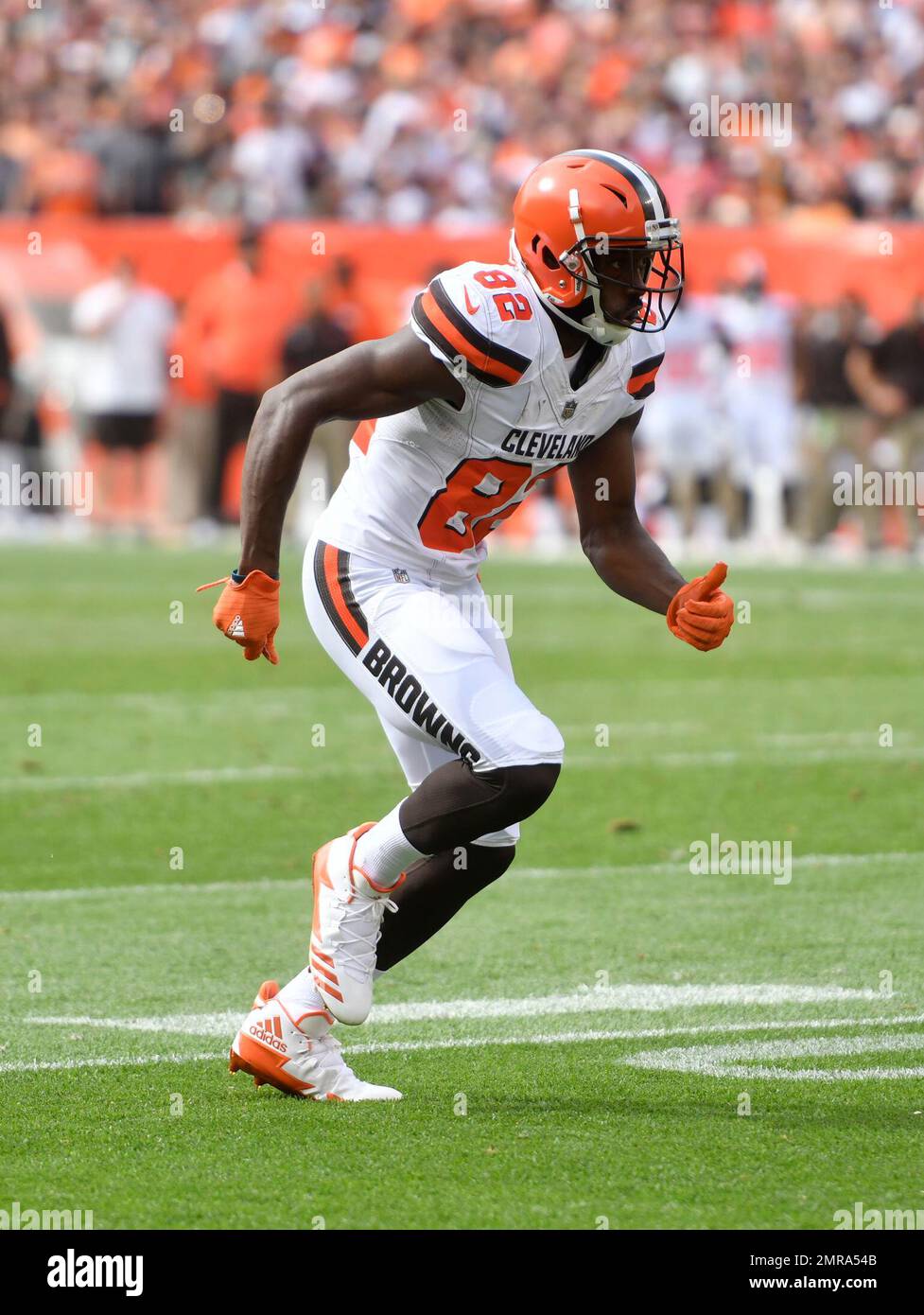 Cleveland Browns wide receiver Kasen Williams (82) runs a route during ...