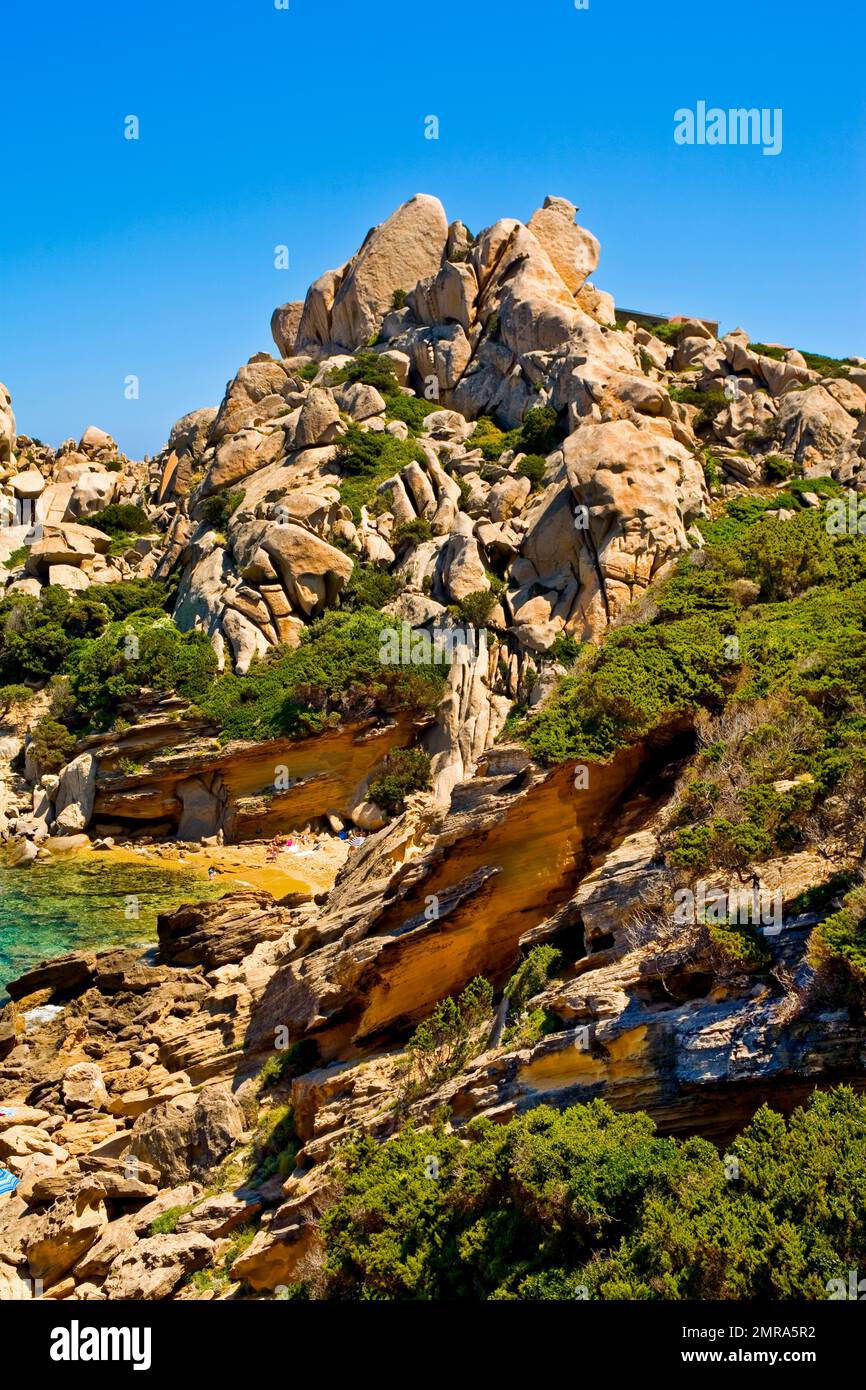 Beautiful beaches, Capo Testa, Sardinia, Italy, Europe Stock Photo - Alamy