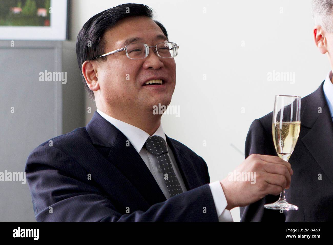 In this Jan. 16, 2012, photo, then Korean Central News Agency President ...