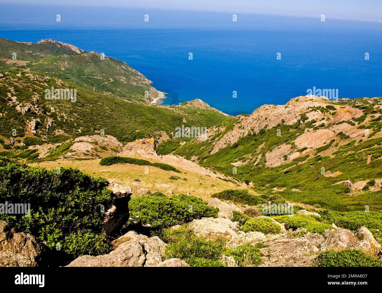 Coastal Landscape from Alghero to Bosa, Sardinia, Italy, Europe Stock ...