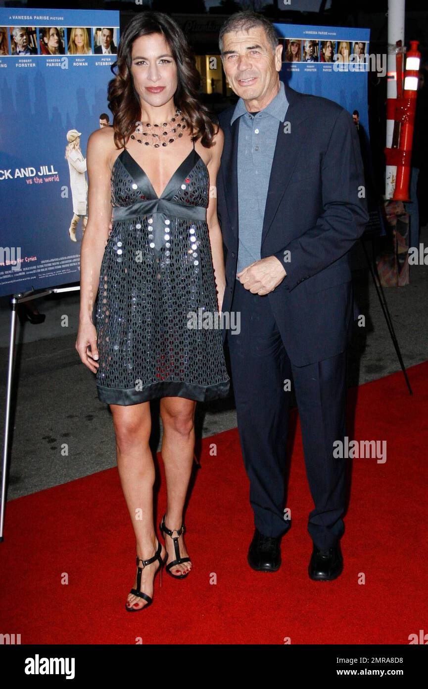 Vanessa Parise and Robert Forster at the premiere of Jack and Jill vs ...