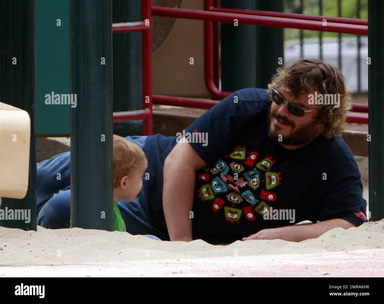 "Kung Fu Panda" star Jack Black spends some time with two-year-old son ...