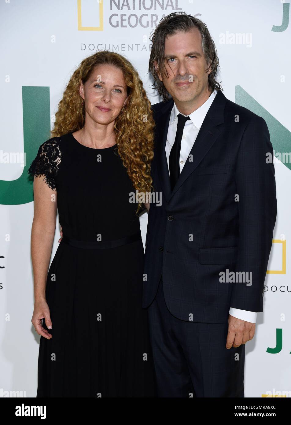 Director Brett Morgen, right, and Debra Eisenstadt arrive at the Los ...