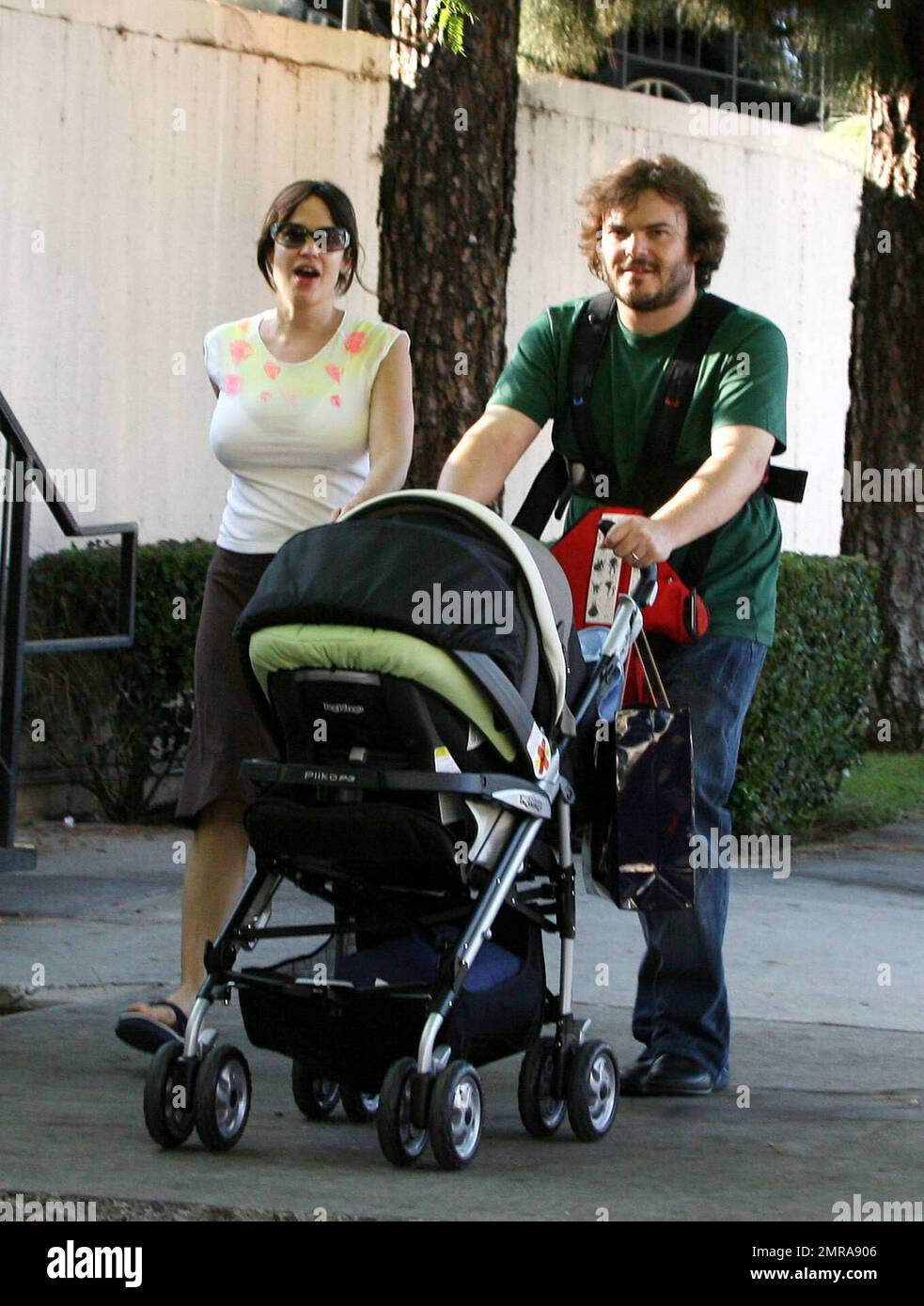 Exclusive!! Jack Black plays Mr Mom as he and wife Tanya take 2 month ...