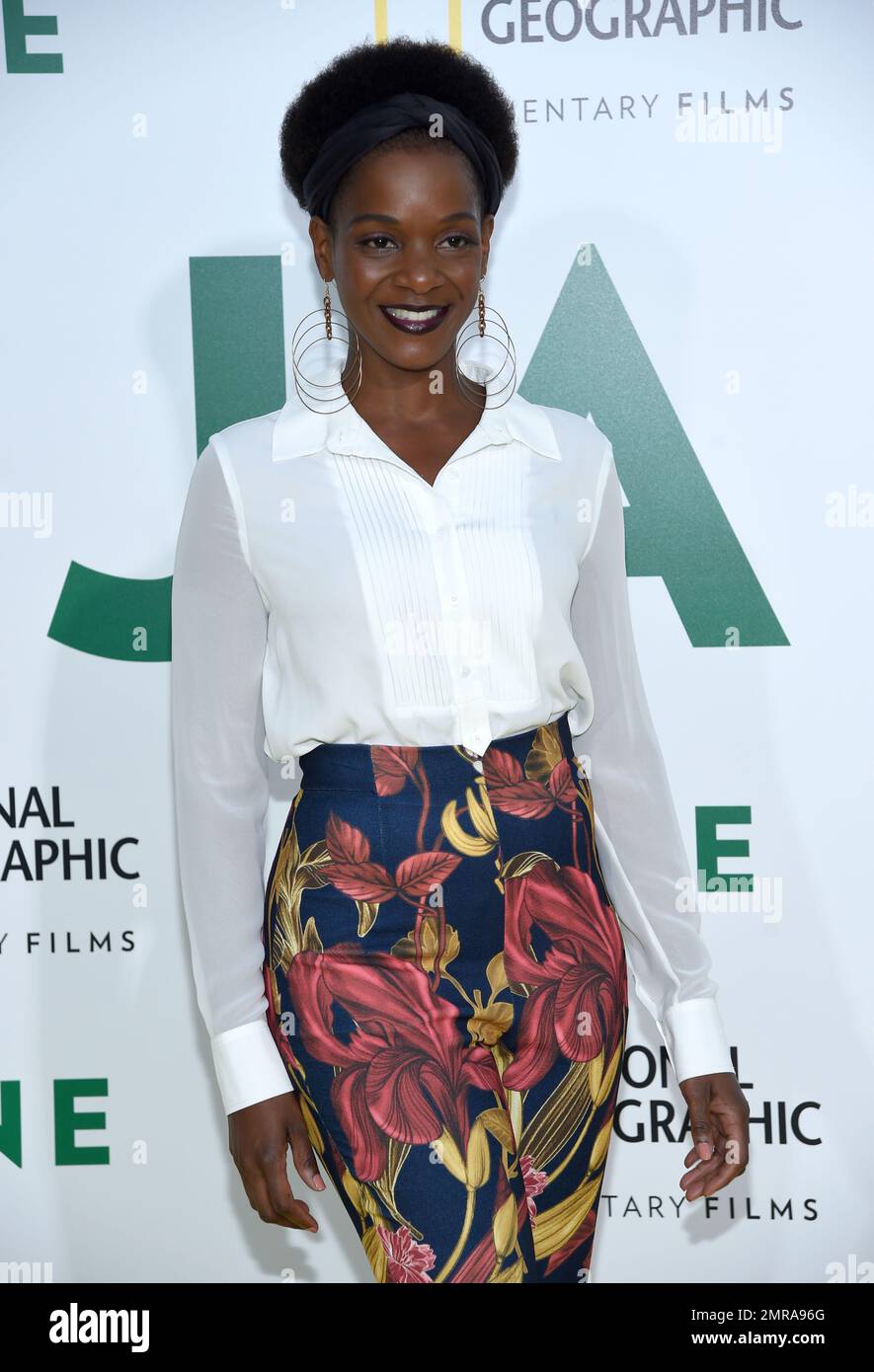 Kelsey Scott arrives at the Los Angeles premiere of "Jane" at the ...