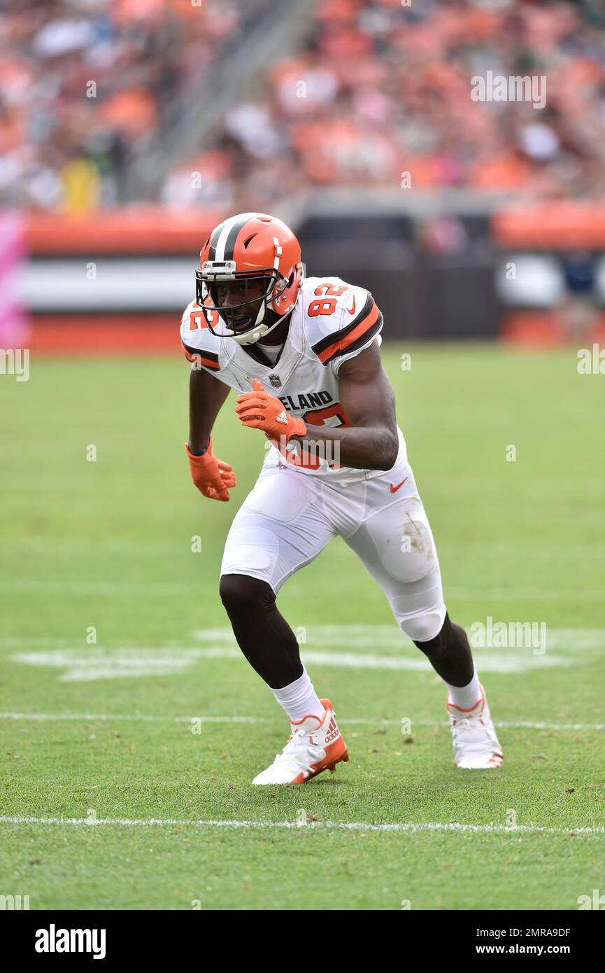 Cleveland Browns wide receiver Kasen Williams (82) runs a route during ...