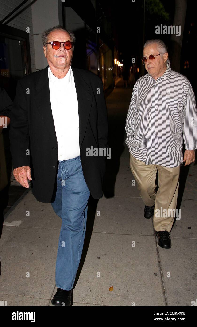 Actor Jack Nicholson was spotted leaving Mr. Chow restaurant in Beverly ...