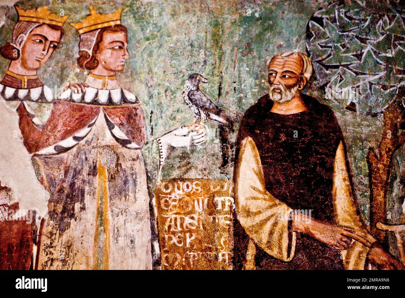 Frescoes from the 14th-15th century in the church Nuestra Signora de ...