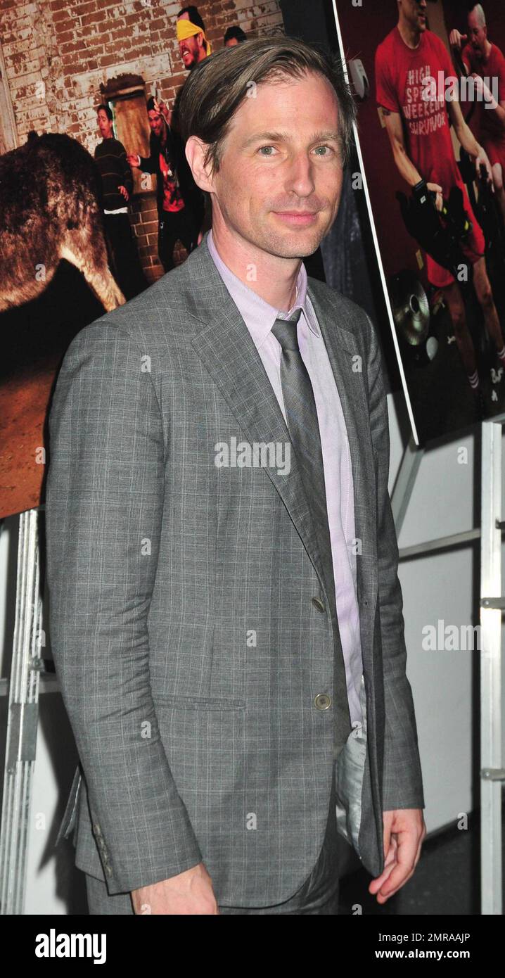 Spike Jonze at the premiere of "Jackass 3D" at The Museum of Modern Art ...