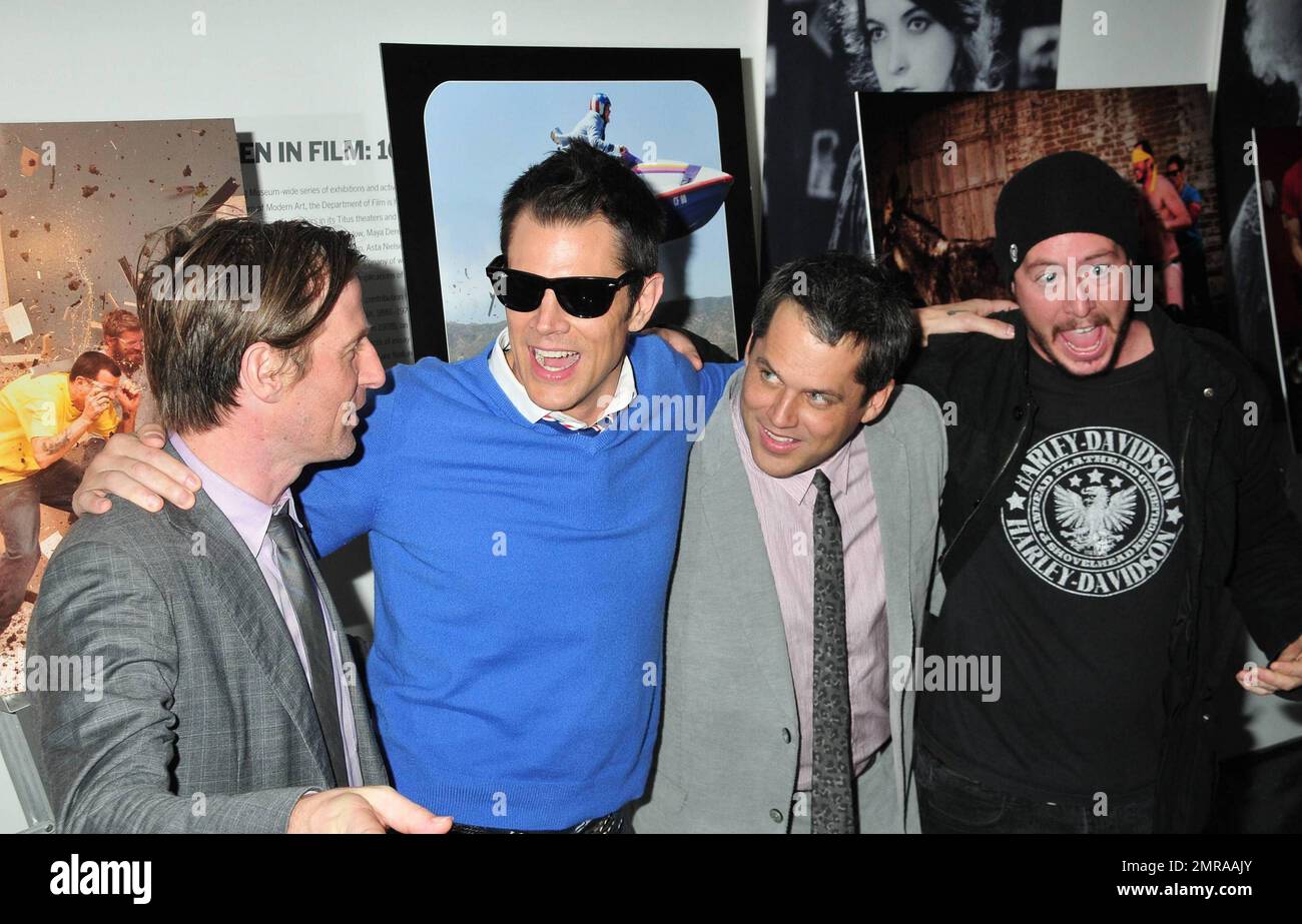 Spike Jonze, Johnny Knoxville, Jeff Tremaine and Ehren McGhehey at the ...